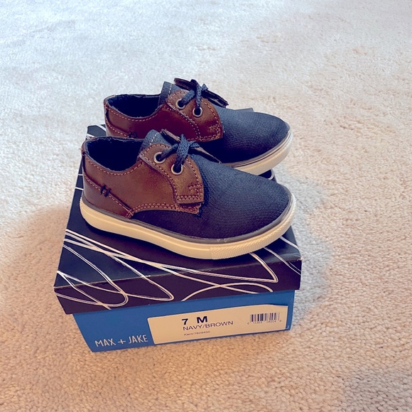 Max and Jake | Shoes | Max And Jake Boys Dress Shoes Navy Blue With ...